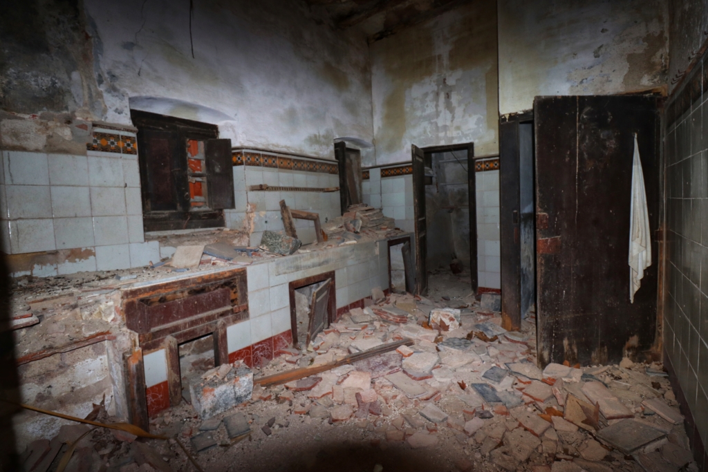 The Abandoned Castle of Can Jaumar in Cabrils, Spain